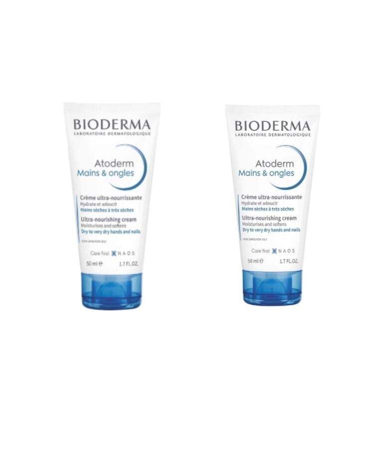 Bioderma Atoderm Hand & Nail Cream 50 ml - İkili Paket