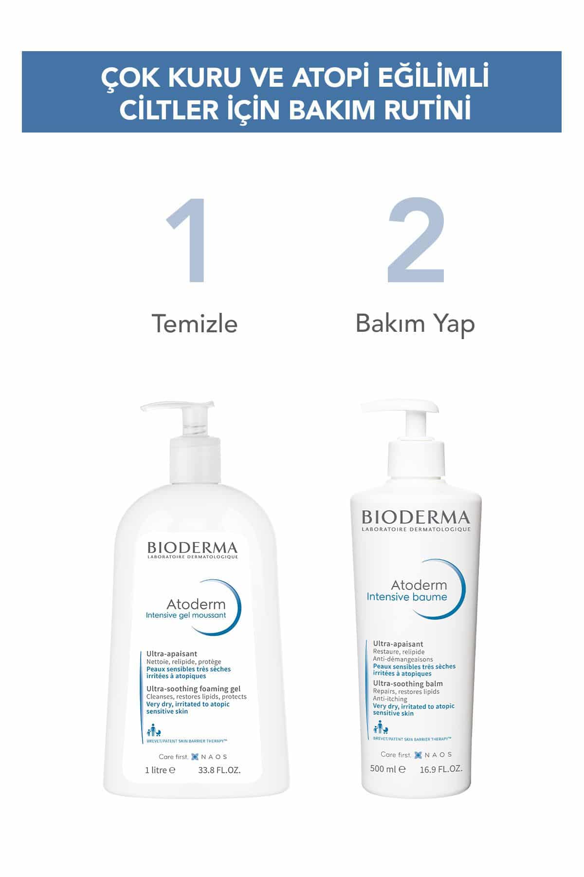 Bioderma Atoderm Intensive Foaming Temizleme Jeli 200 ml